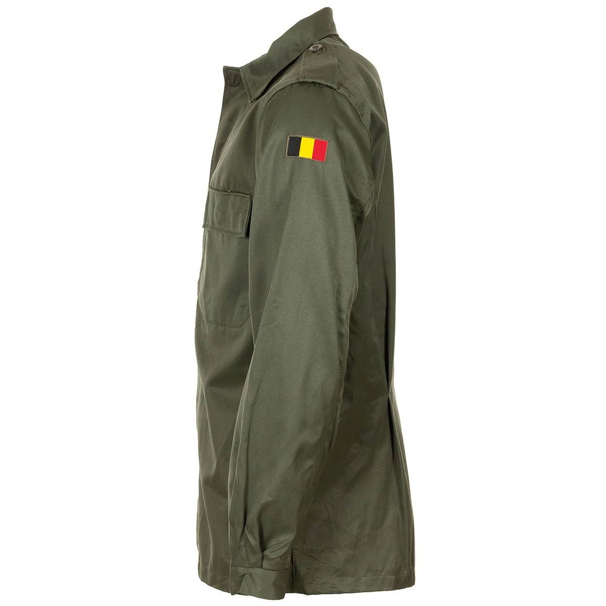 Field Jacket Bdu Belgian Military Surplus Od Green Like New
